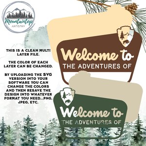 Welcome to the Adventures of Sign National Park Theme Woodland Baby ...