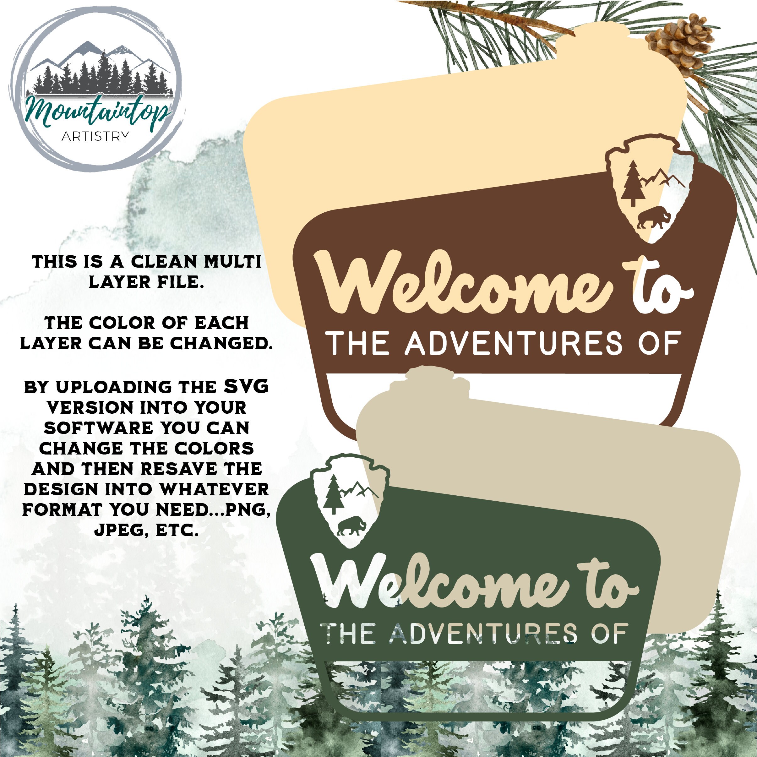 Welcome to the Adventures of Sign National Park Theme Woodland Baby ...
