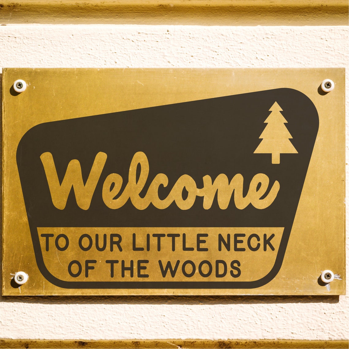 Welcome Home SVG Welcome to Our Neck of the Woods SVG Forest | Etsy