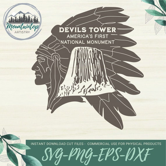 Devils Tower National Monument SVG Devils Tower Shirt Gift - Etsy