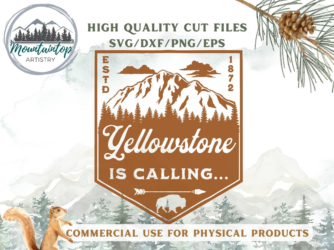 Yellowstone SVG, Yellowstone National Park, Yellowstone National Park ...