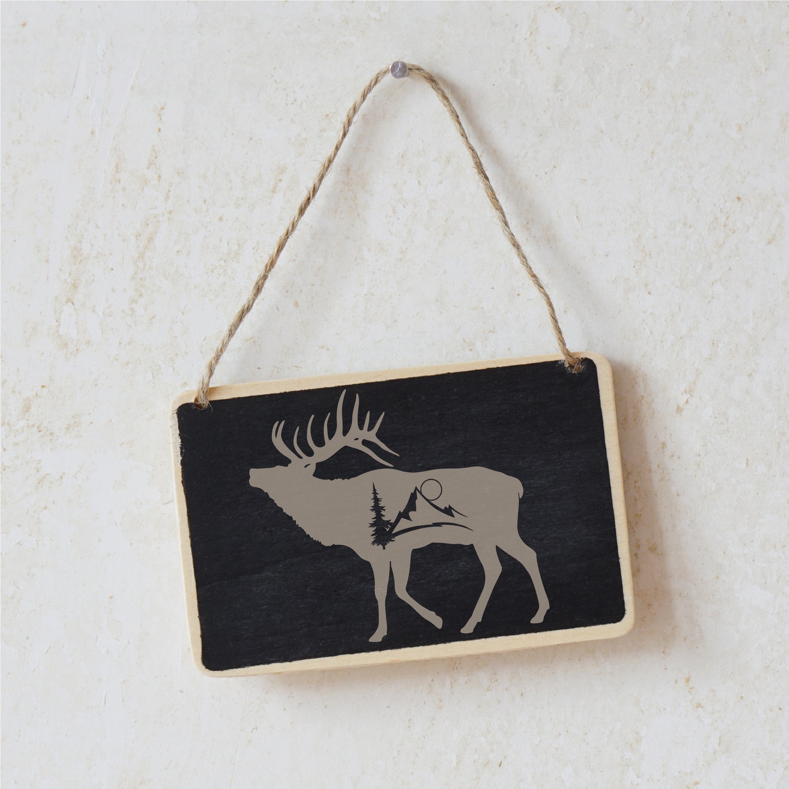Bugling Elk SVG, Elk Mountain SVG, Mountain Elk Silhouette, Elk Gift ...