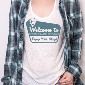 Kindergarten Welcome Sign National Park Decor Classroom Welcome Sign ...