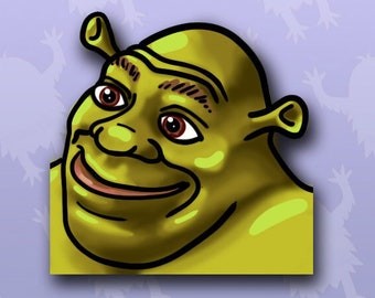 Shrek Emote Twitch Emote - Etsy
