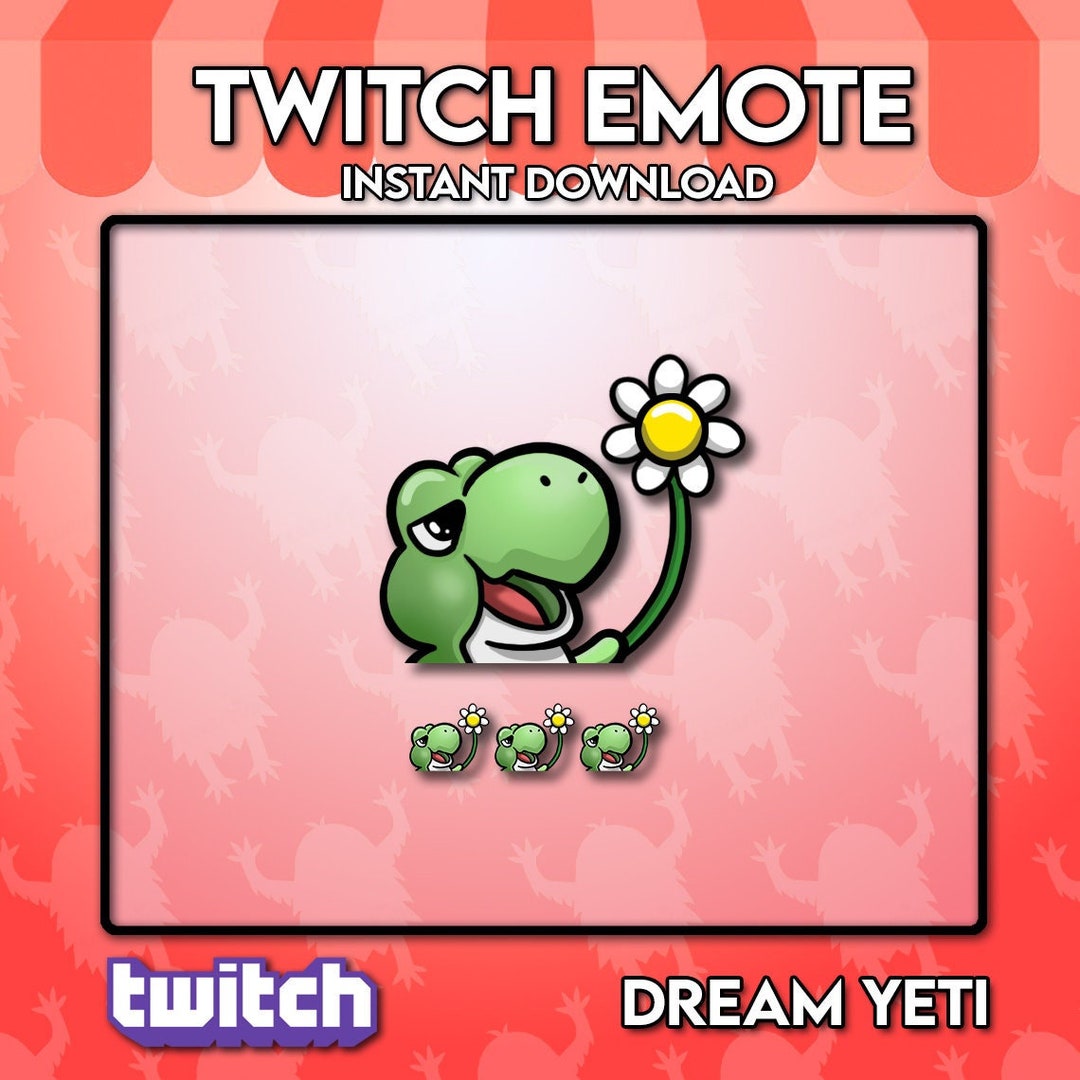 Baby Yoshi Flower - Etsy