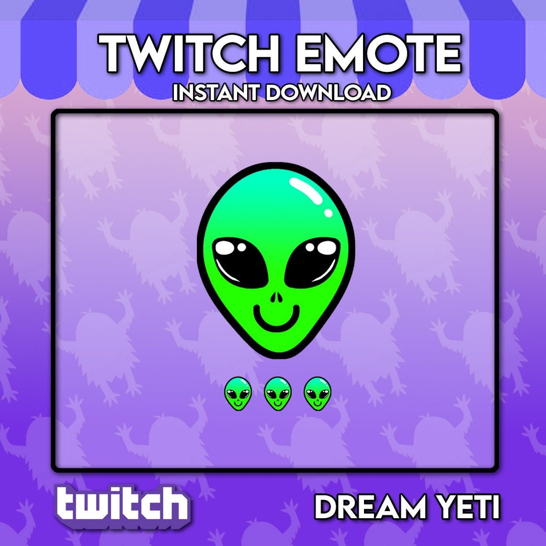 Alien Uwu Emote - Etsy