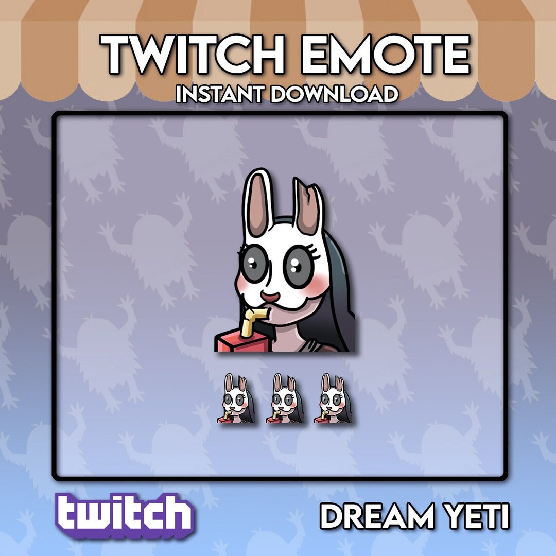 Huntress Sippy Emote - Etsy