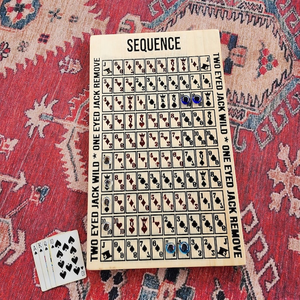 Sequence Game Board - Etsy
