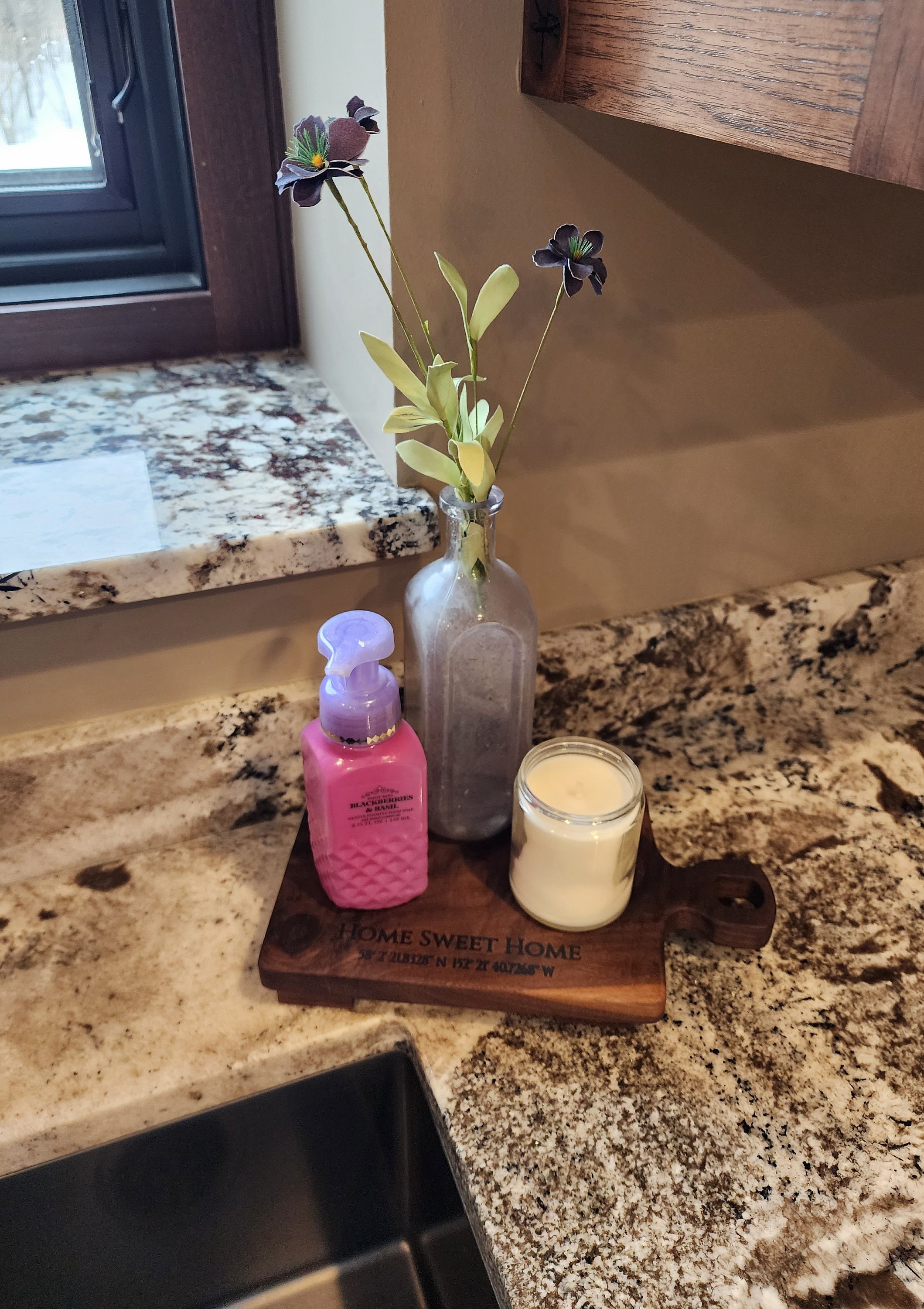 Walnut Riser, Wooden Sink Riser, Custom Sink Riser, Soap Stand ...