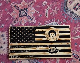 Inlay American Flag - Etsy