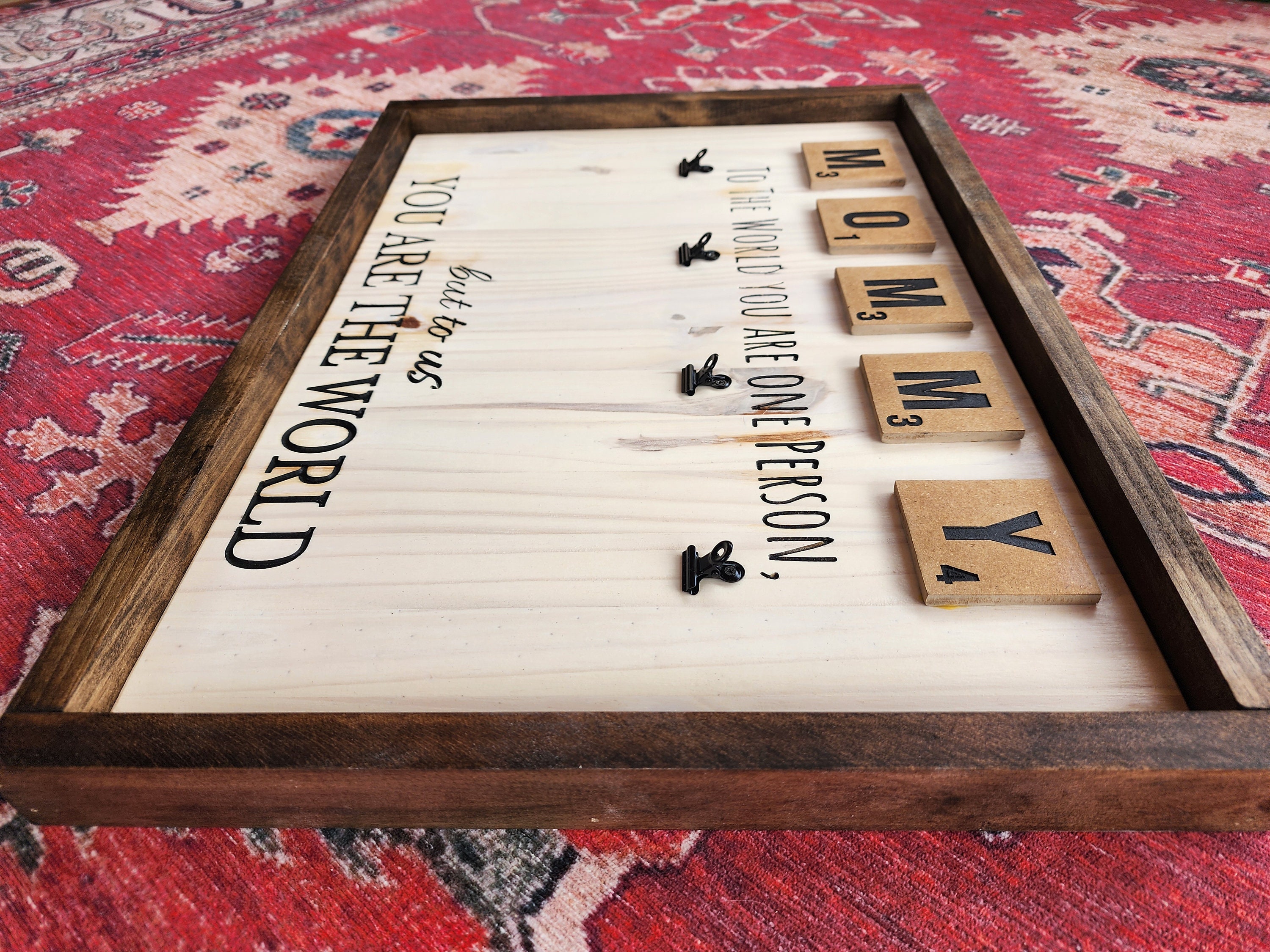 Custom Mommy Sign, Custom Picture Frame Sign, Custom Mothers Day Sign ...