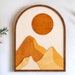 Sun Moon Wood Art, Total Solar Eclipse 2024, Living Room Decor, Sun ...