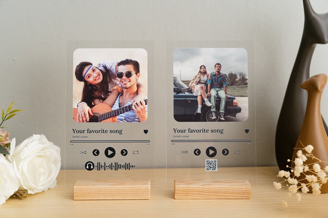 Custom Acrylic Song Plaque, Music Plaque, Birthday Gift, Anniversary ...