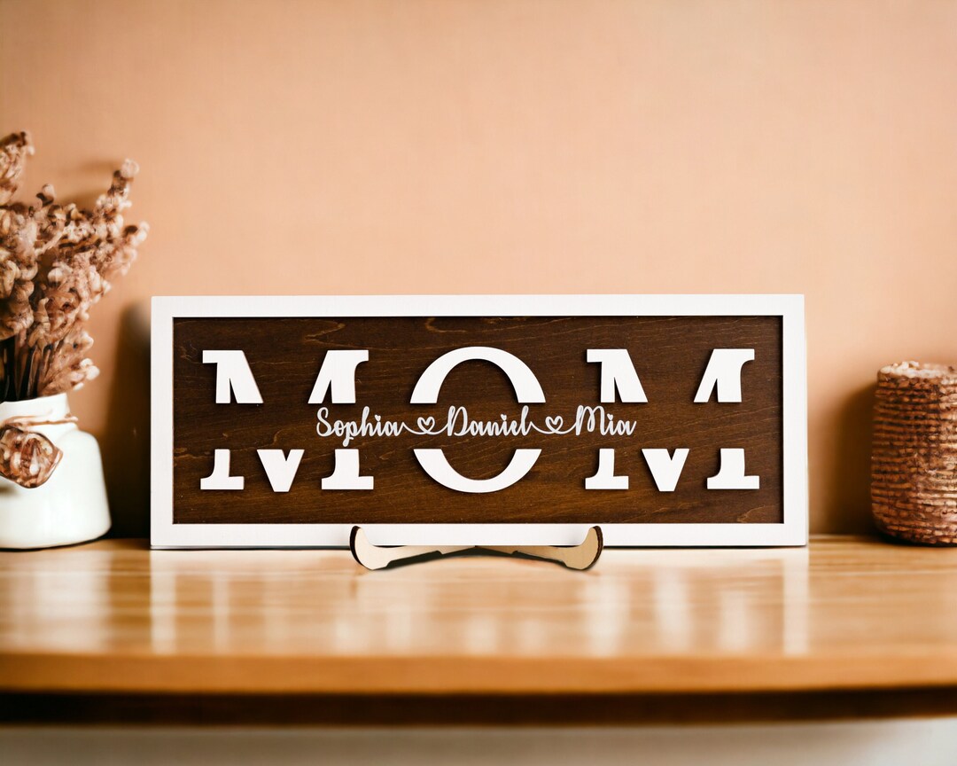 Personalized Mom Sign/mom Gift/mimi/mother's Day Gift Idea Mom Sign, Birthday Name Sign J26 - Etsy
