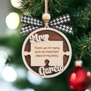 Personalized Teacher Ornament, Teacher Gift, Personalize Ornament ...