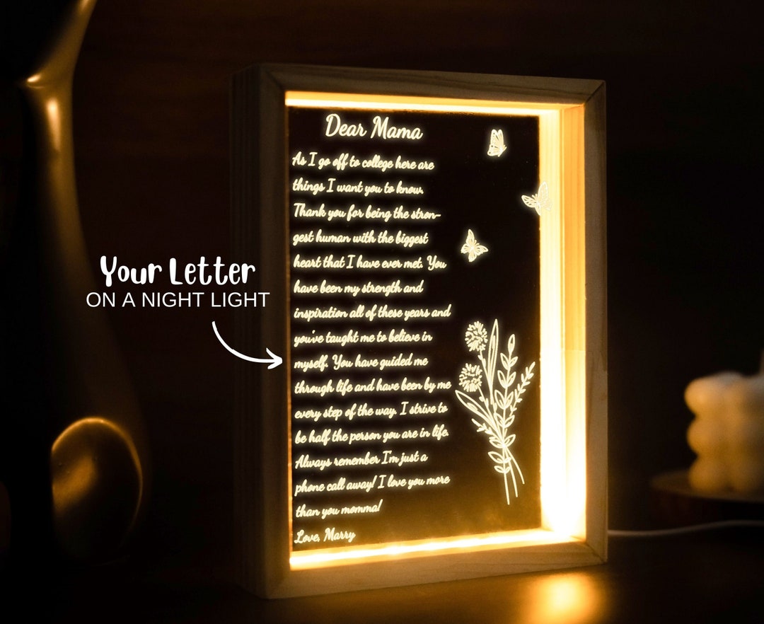 Handwriting Acrylic Sign, Handwritten Art, Keepsake Sign, Custom ...