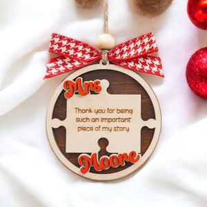 Personalized Teacher Ornament, Teacher Gift, Personalize Ornament ...