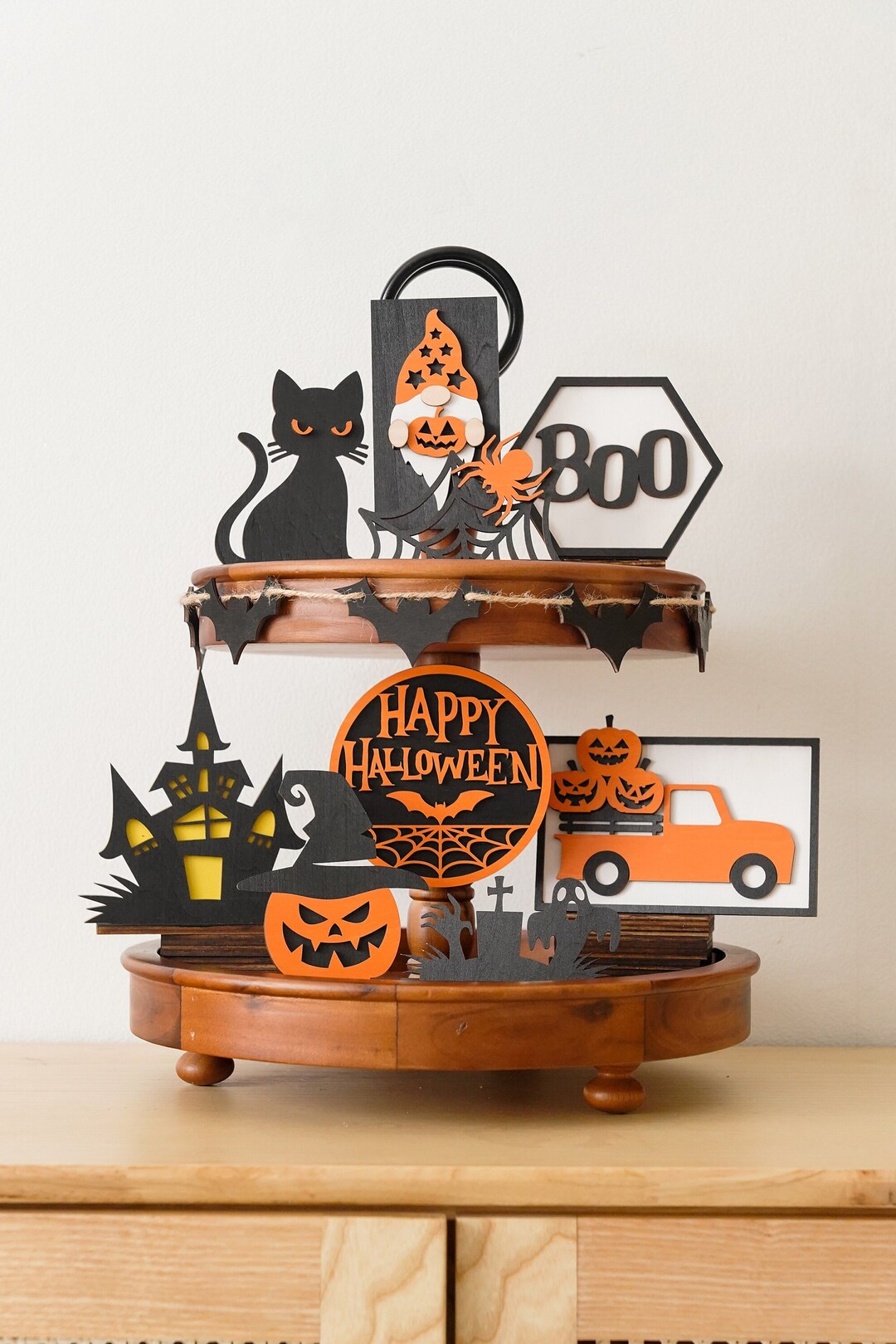 Tiered Tray Halloween Decor Halloween Gifts Tier Tray Signs - Etsy