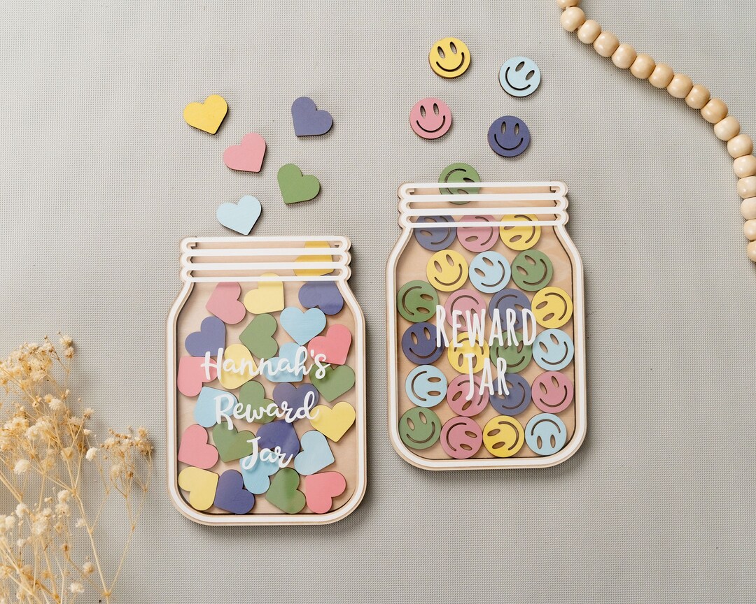 Reward Jar, Homework Reward, Chore Chart for Kids, Motivation Jar ...