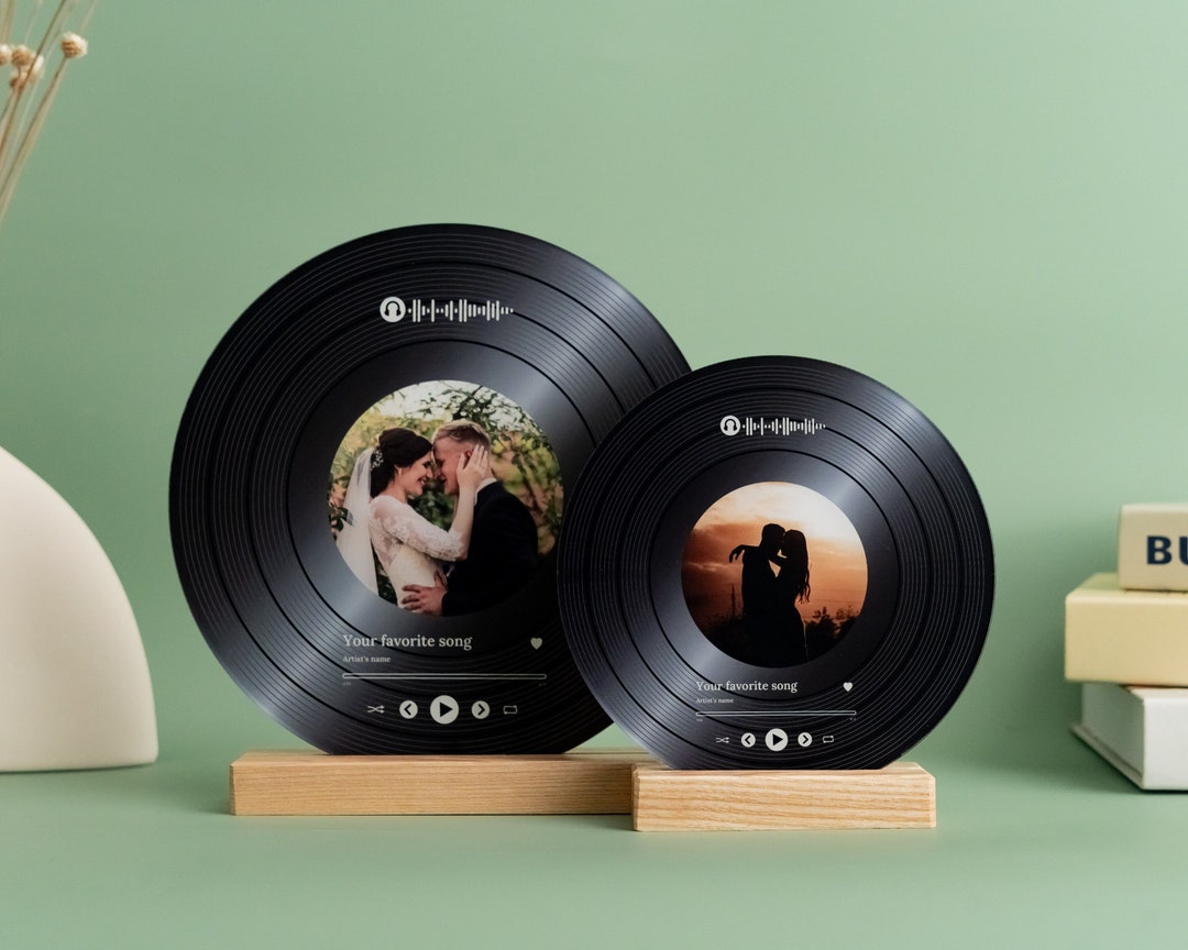 Personalized Vinyl Plaque, Personalized Photo, Picture With Song, Song ...