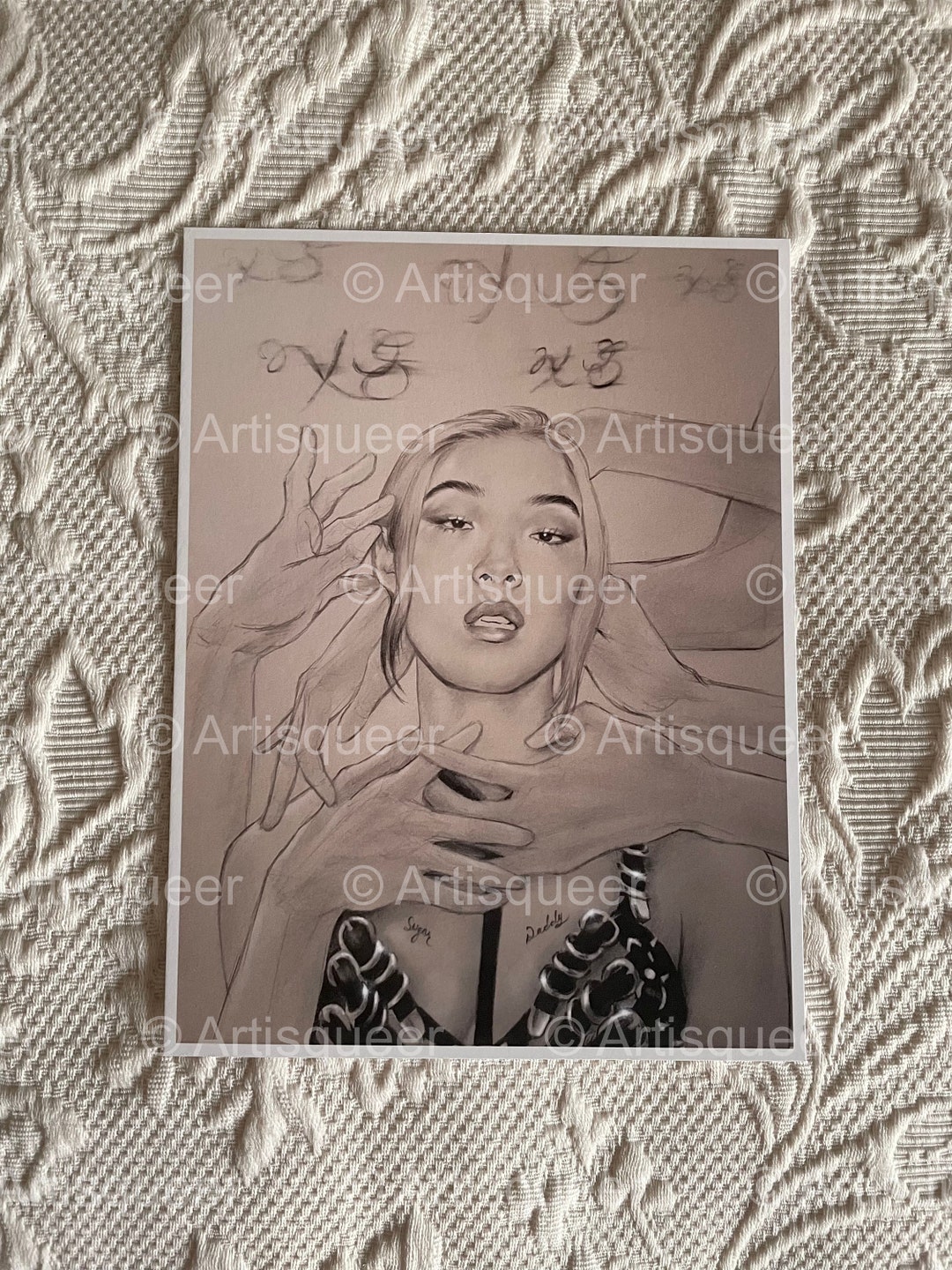 XS | Rina Sawayama | Original Art Print - Etsy