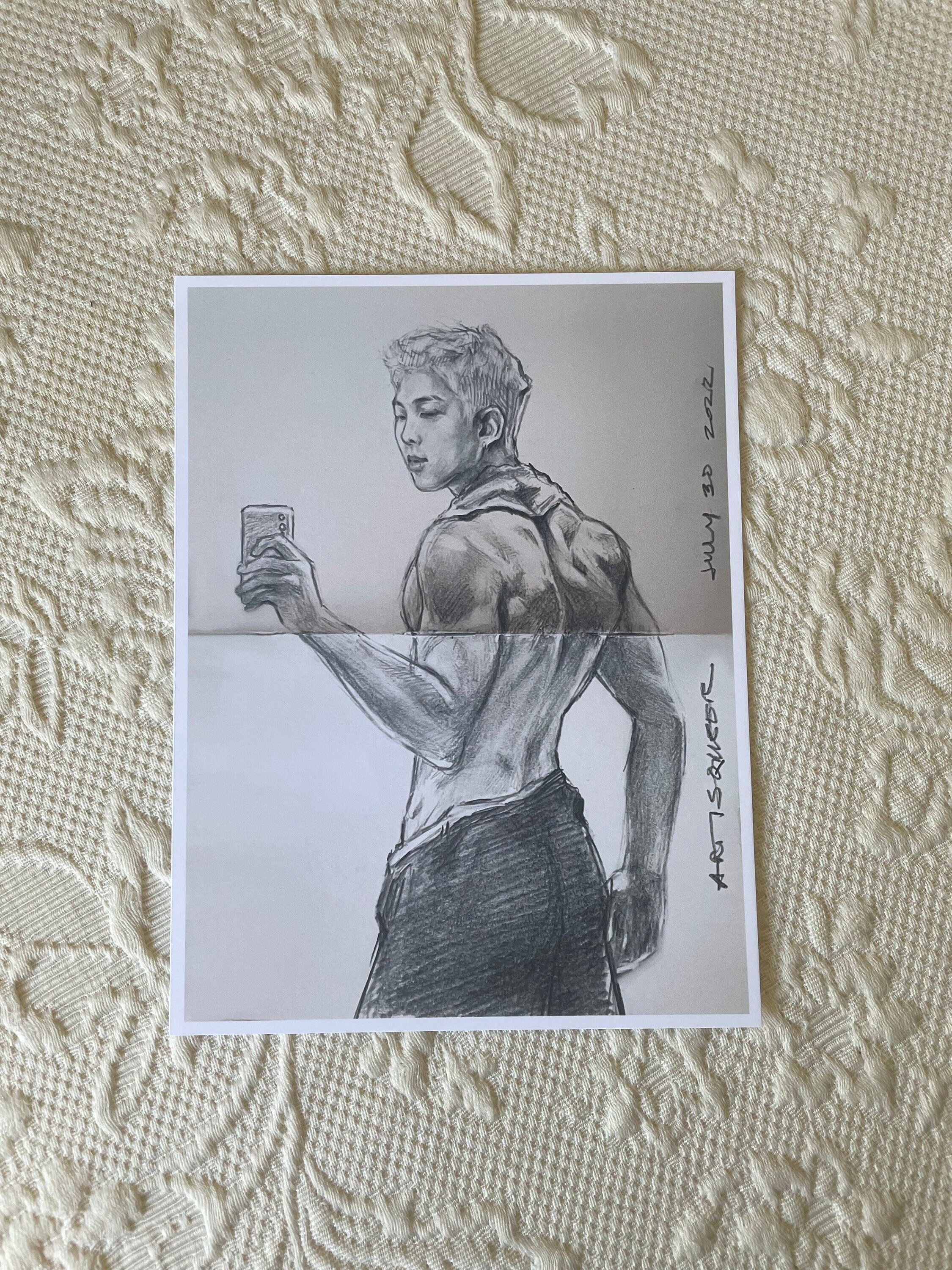 Toji Pose X Joon BTS RM Original Art Print - Etsy Israel