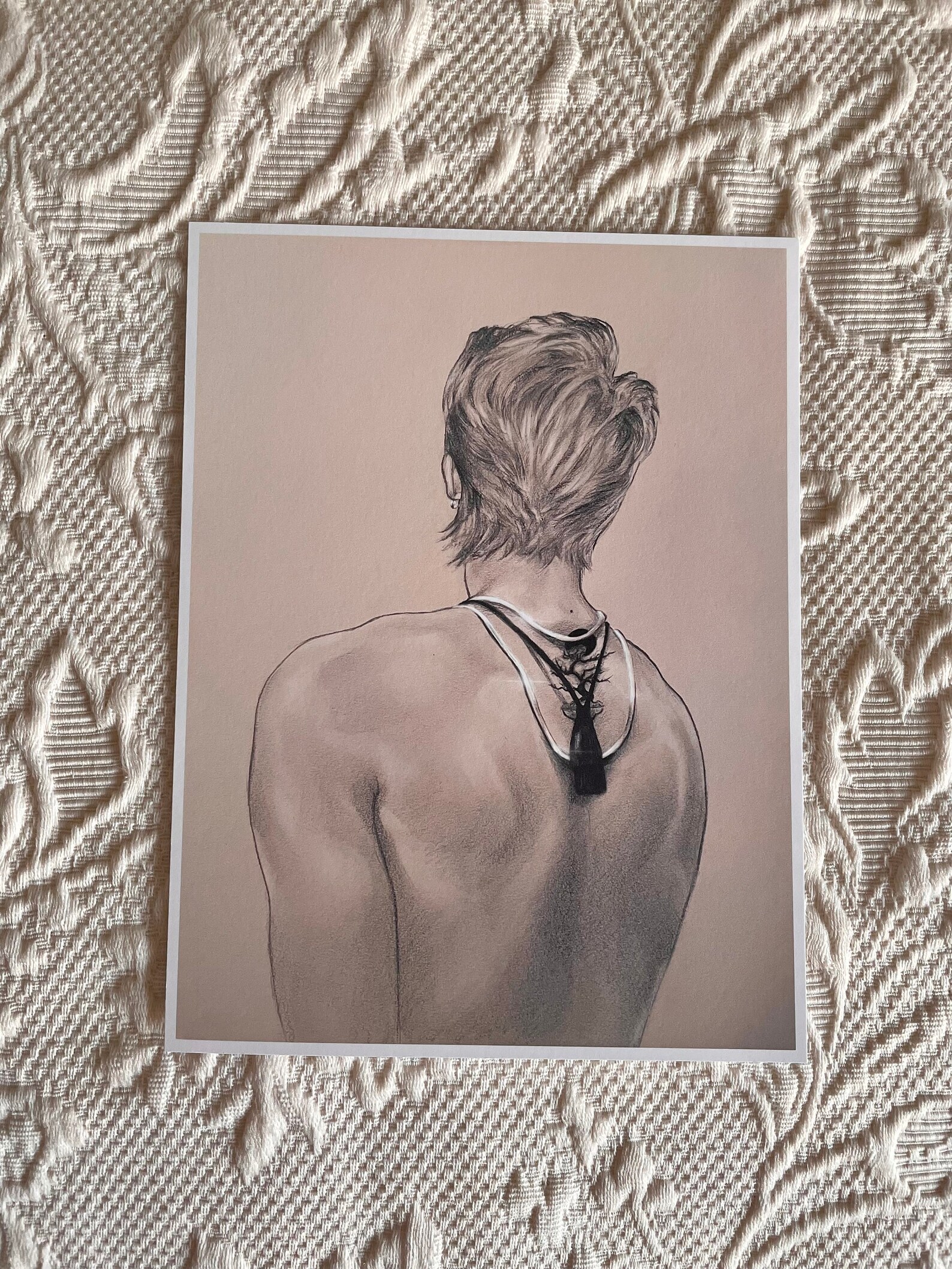 Back Tattoo BTS RM Original Art Print - Etsy