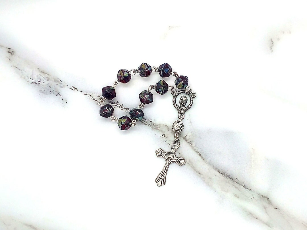 Red Rosary Tenner, First Communion Gift Girl, Confirmation Gift for ...