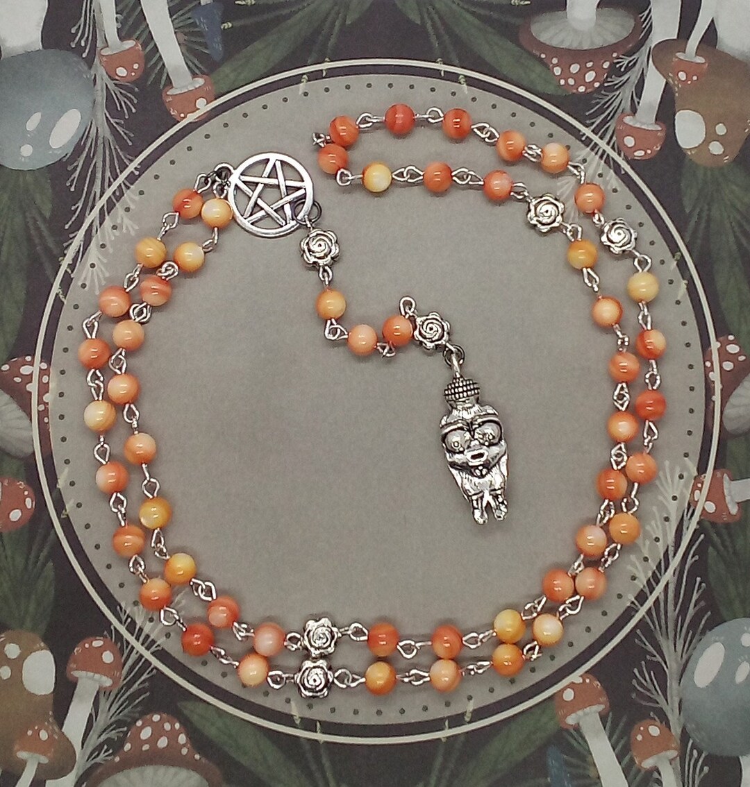 Mother Goddess Prayer Beads, Pentacle Rosary, Witchy Gifts for Her ...