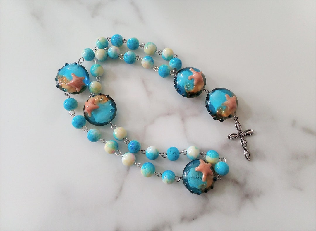 Starfish Episcopal Rosary Beachy Methodist Prayer Beads - Etsy