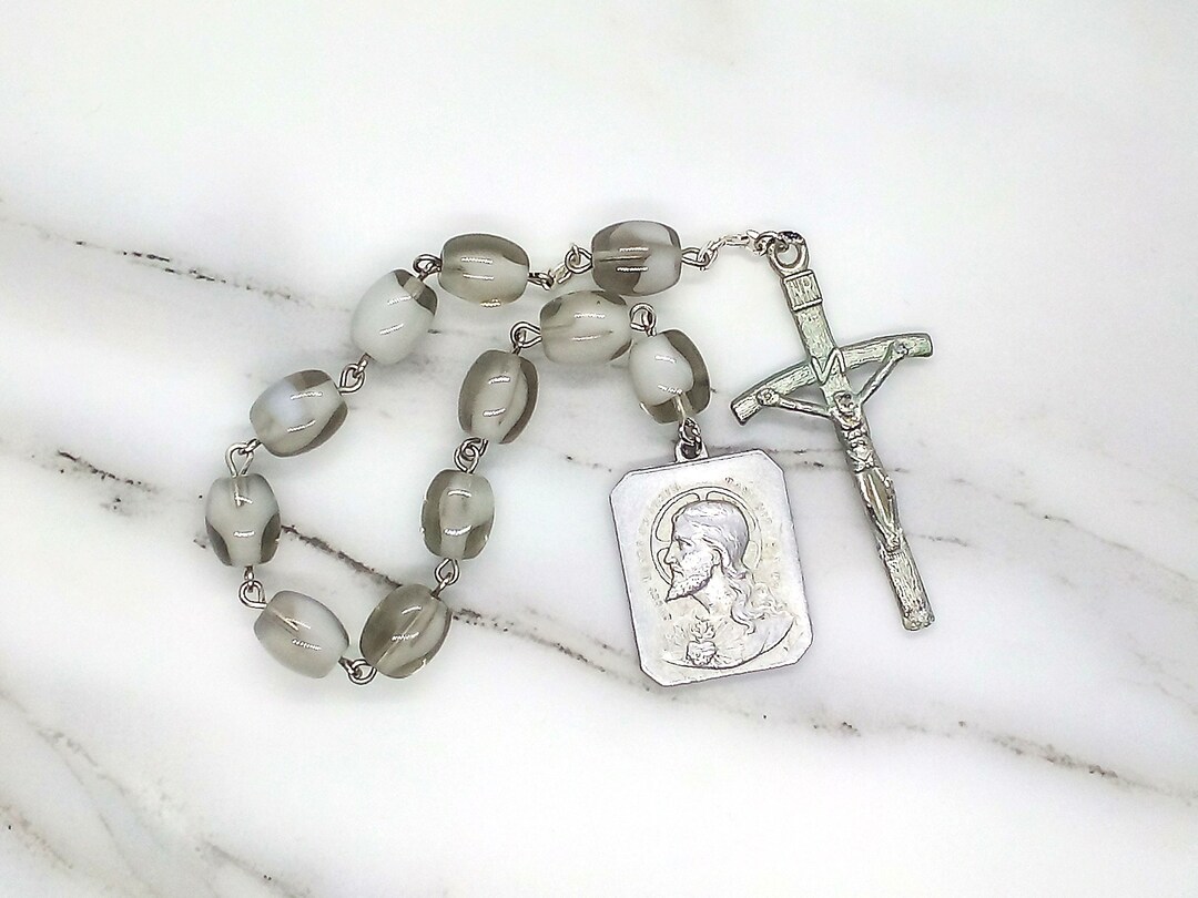 Sacred Heart of Jesus Rosary Tenner, St Bernadette With Our Lady of ...