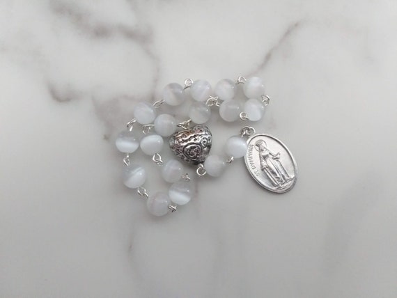 Chaplet of St Dymphna Saint Dymphna Rosary Patron Saint of | Etsy