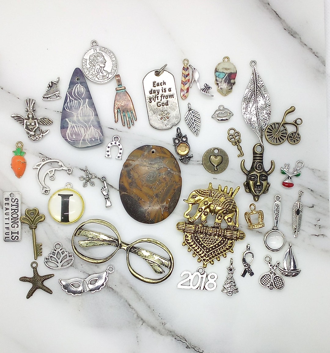 Pendants and Charms, Charm Grab Bag, Bulk Charms for Jewelry Making ...