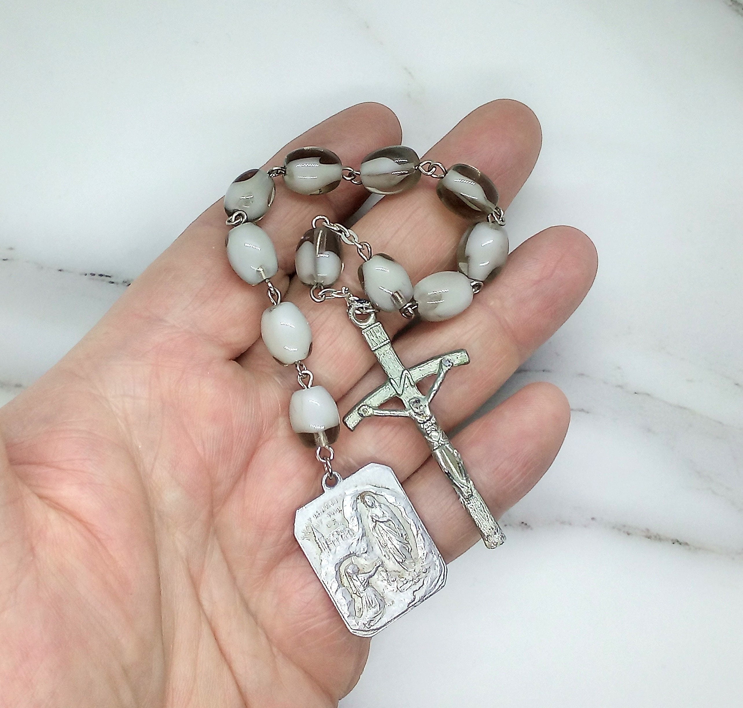 Sacred Heart of Jesus Rosary Tenner, St Bernadette With Our Lady of ...