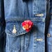Girl's 1-heart Pin/brooch for Clothes, Bag, and Backpacks - Etsy