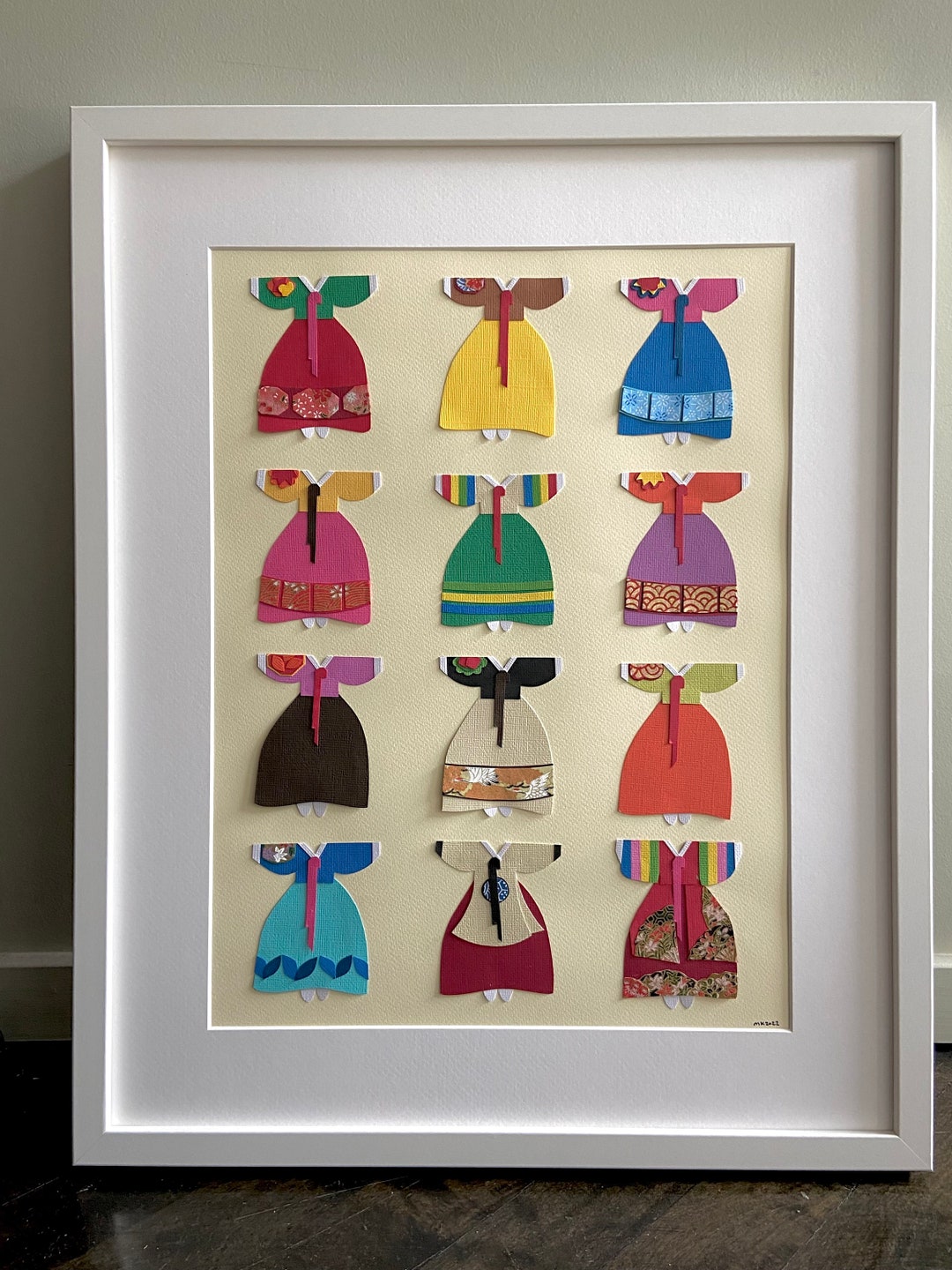 Hanbok Celebrated: Paper-cut Korean Traditional Dress women - Etsy Canada