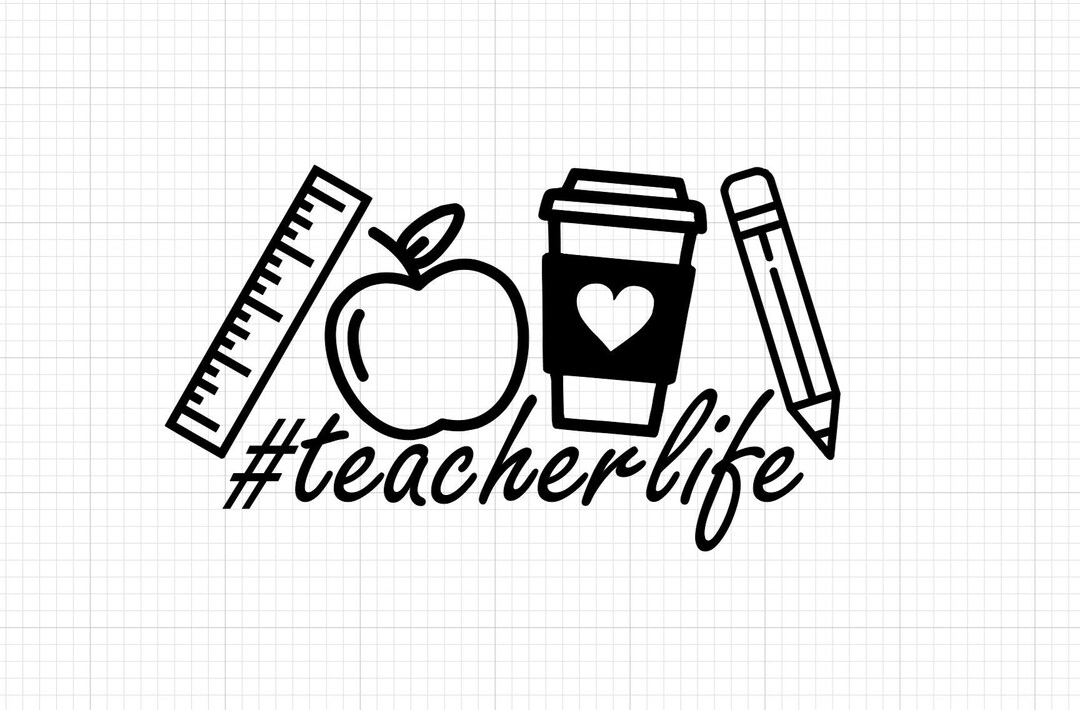 Teacher Life Digital Download Png, Jpg - Etsy