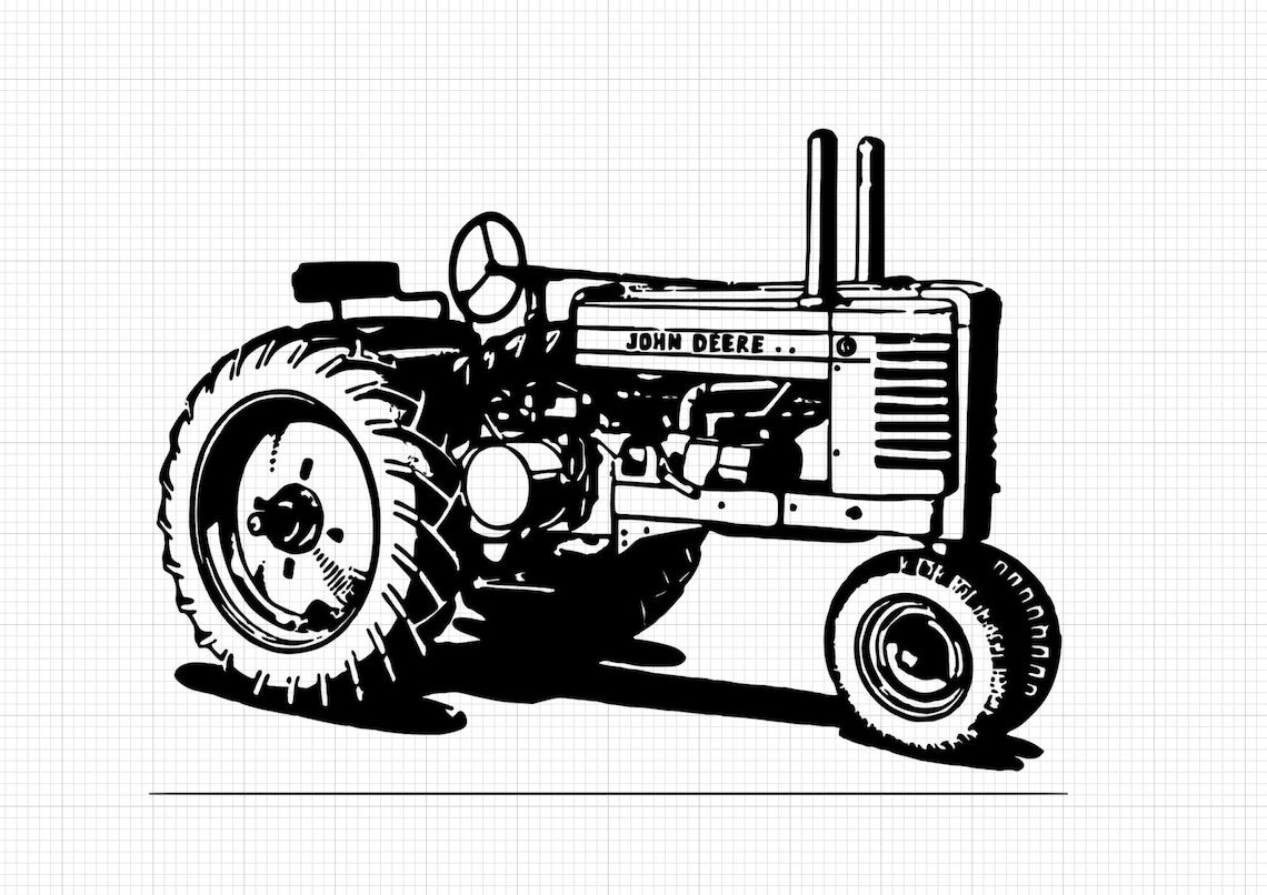 John Deere G Outline Digital Download Png, Jpg - Etsy