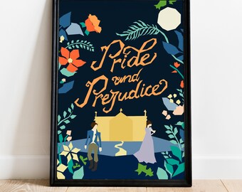 Pride and Prejudice Poster - Etsy
