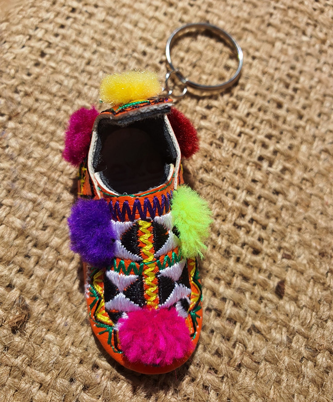 Keychen Moroccan Amazigh Shoes Handmade #K01 - Etsy