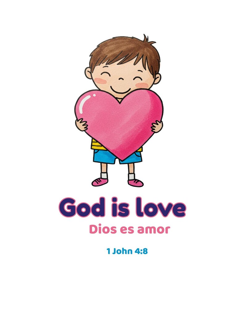 Bilingual Bible Verse Cards for Kids: Spanish & English Scripture ...