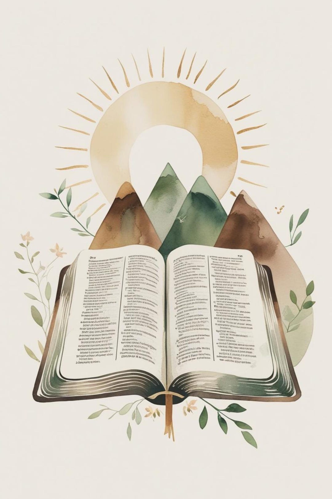 Bible Verse Art Print: Christian Scripture Wall Decor (digital Download ...
