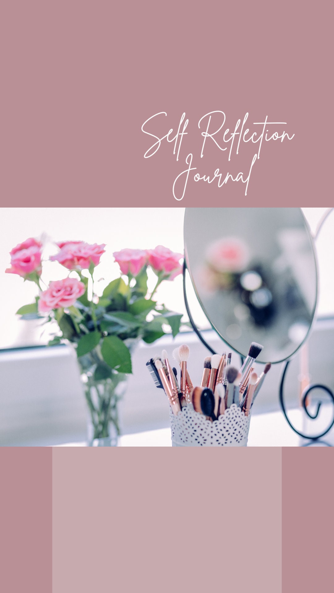 Editable Self Reflection Notebook Instant Download Positivity and ...