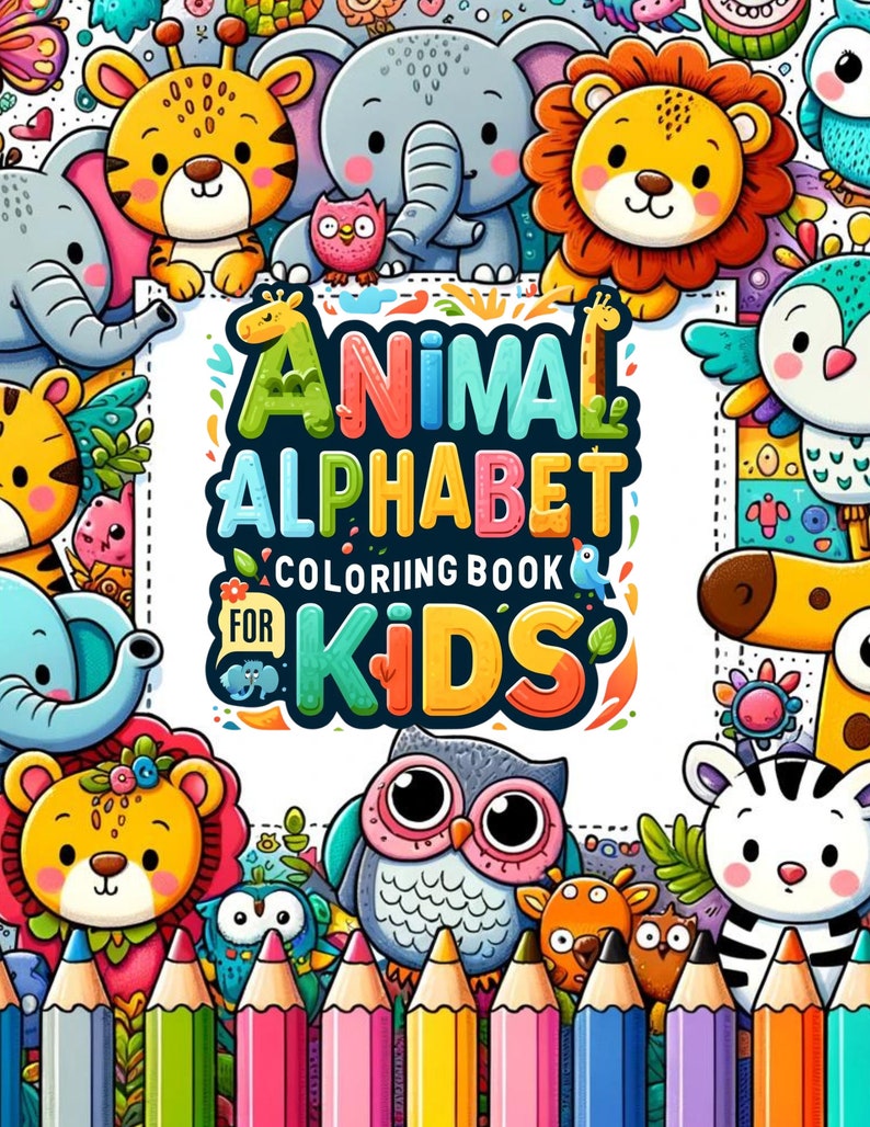 Printable Animal Alphabet Coloring Worksheets for Kids Kids Coloring ...