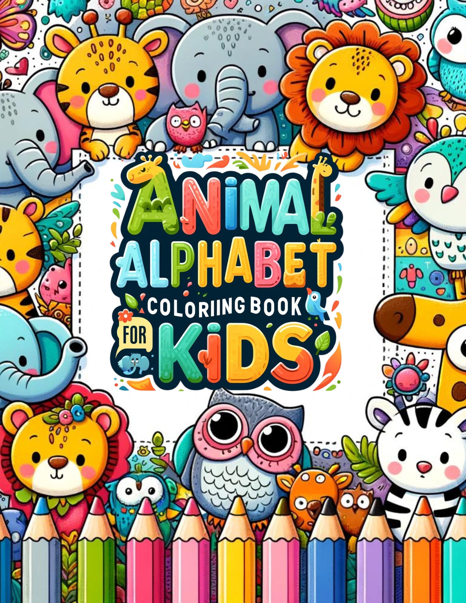 Printable Animal Alphabet Coloring Worksheets for Kids Kids Coloring ...