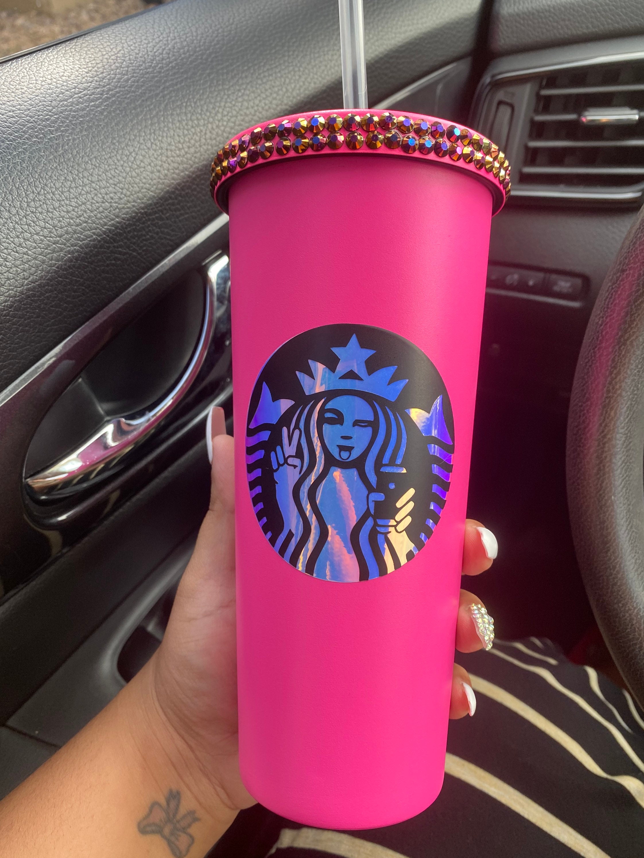 Barbie Pink 20oz Stainless Steel Tumbler With Straw Custom Etsy