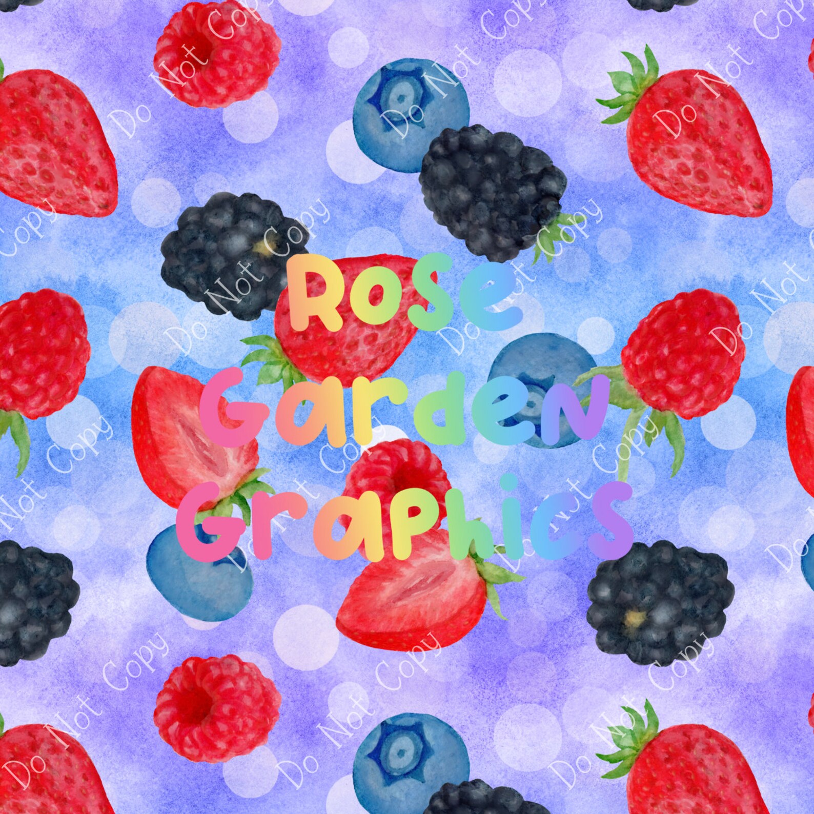 Mixed Berries Seamless Image, Seamless Pattern Paper, Digital Papers ...