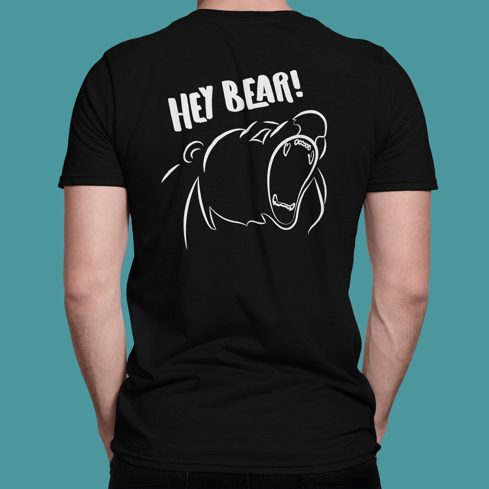Hey Bear Logo T-shirt - Etsy