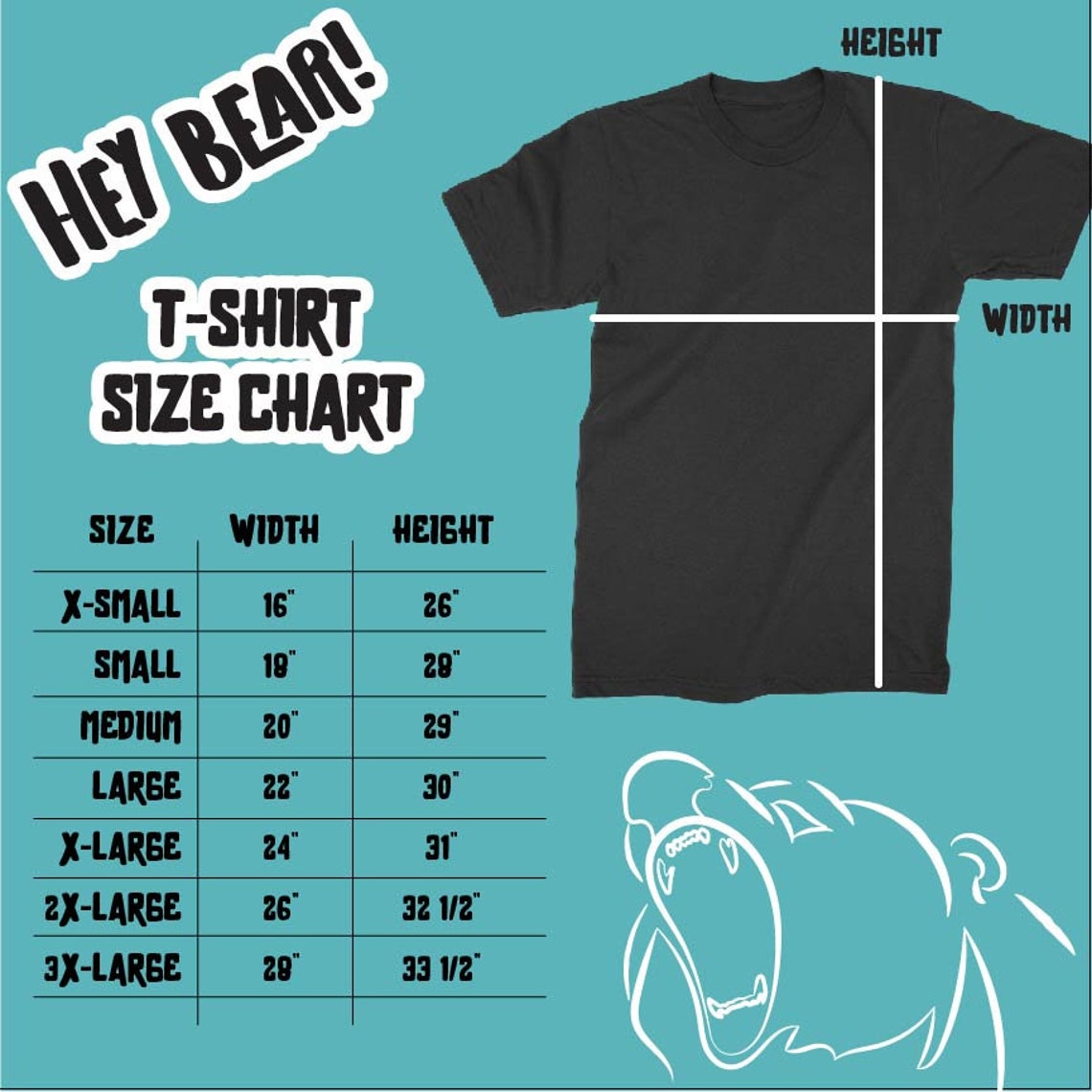 Hey Bear Logo T-shirt - Etsy
