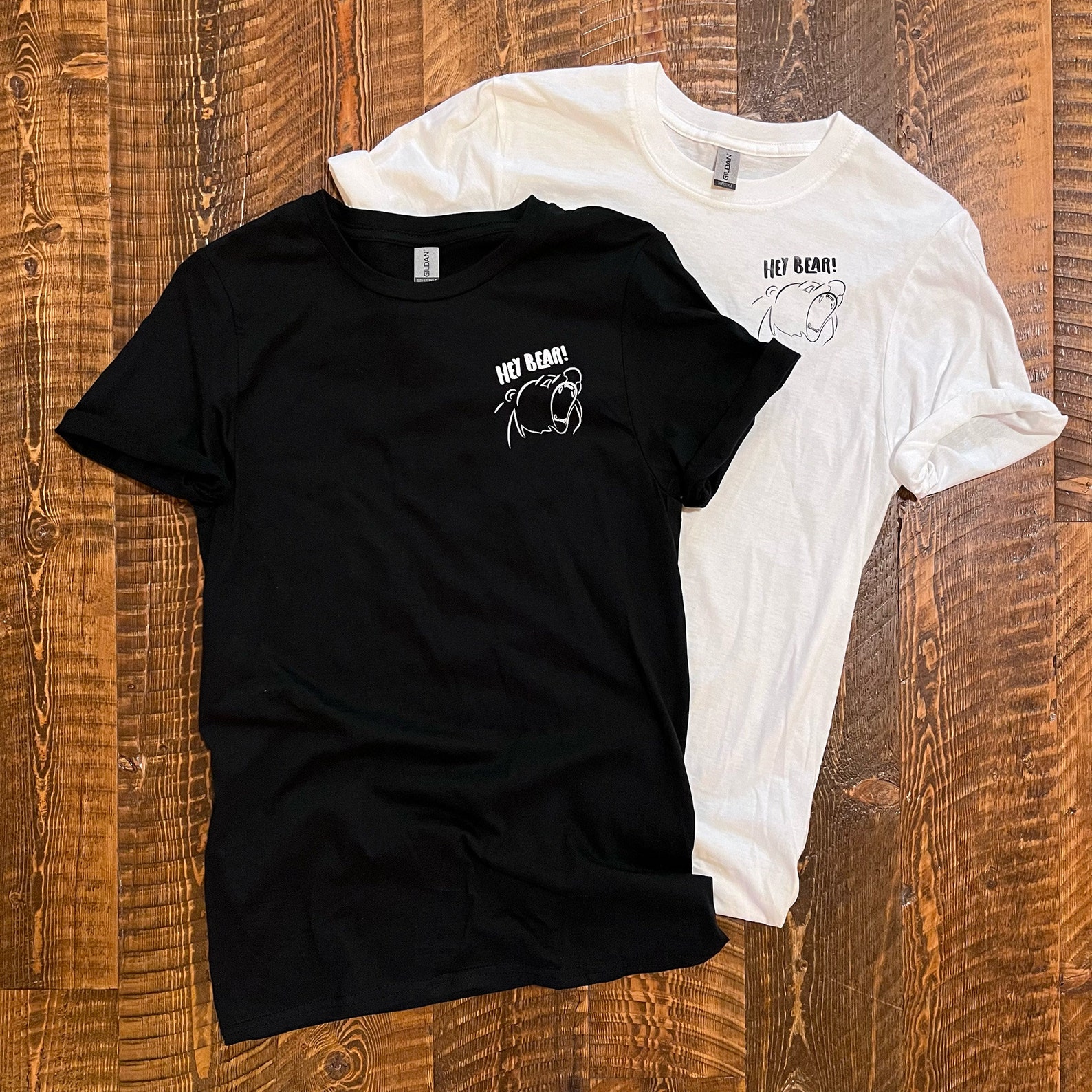 Hey Bear Logo T-shirt - Etsy